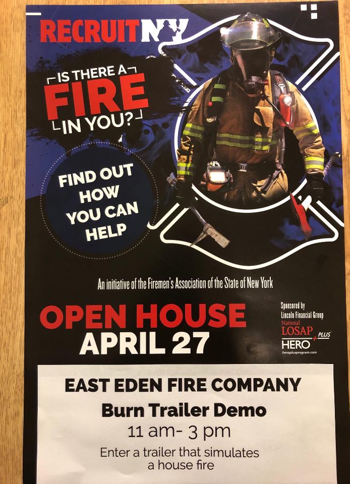 East Eden Fire Dept. – Open House | Town of Eden, New York
